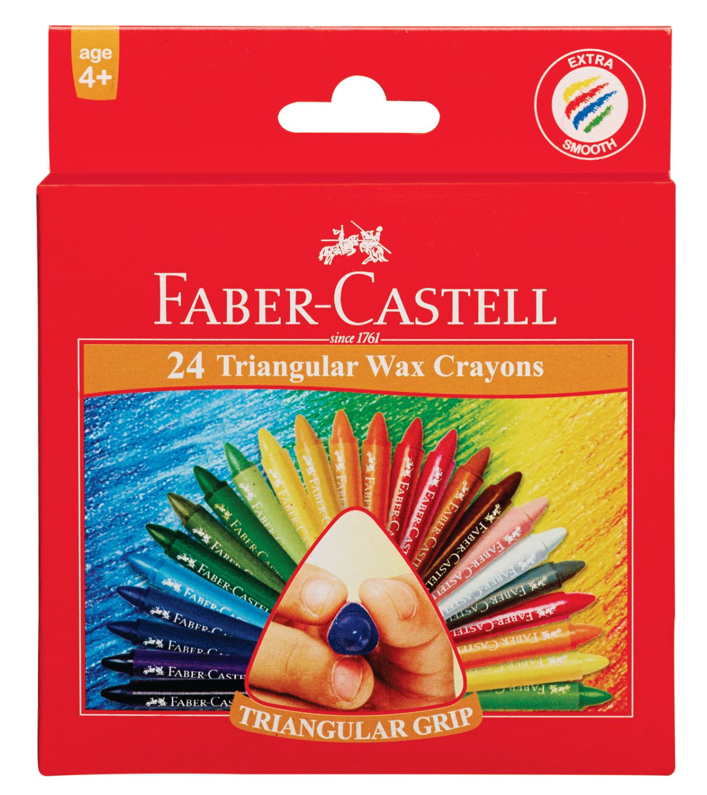 triangular wax crayons - 24 pack | Access Office National