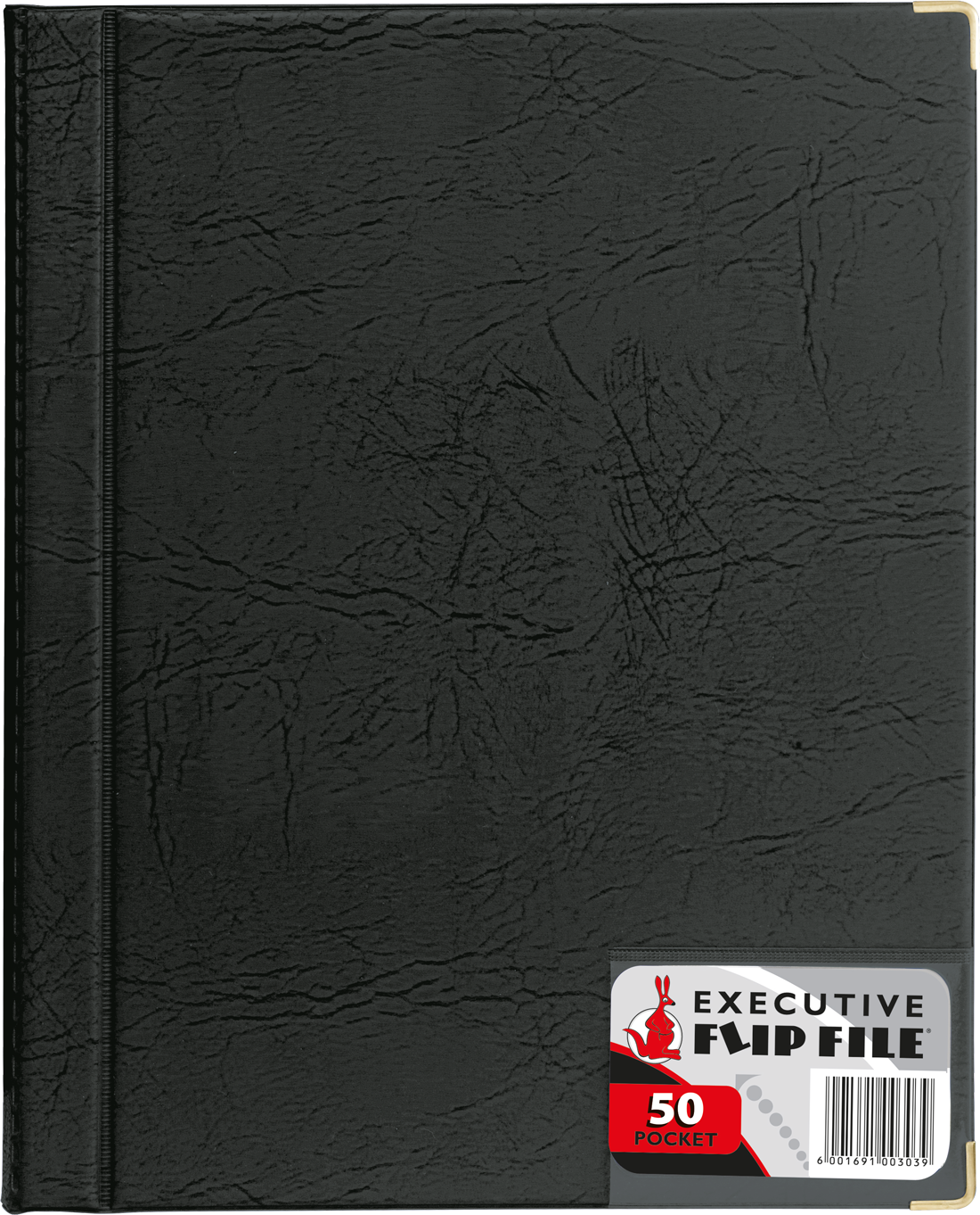 a4 executive display books - 50 pocket - black | Folio Office National