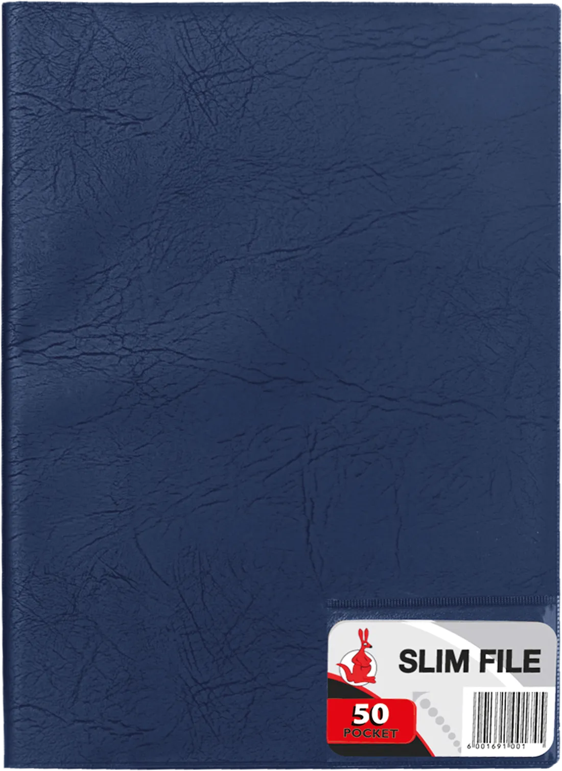 a4 slim file display books - 50 pocket - navy | Office National