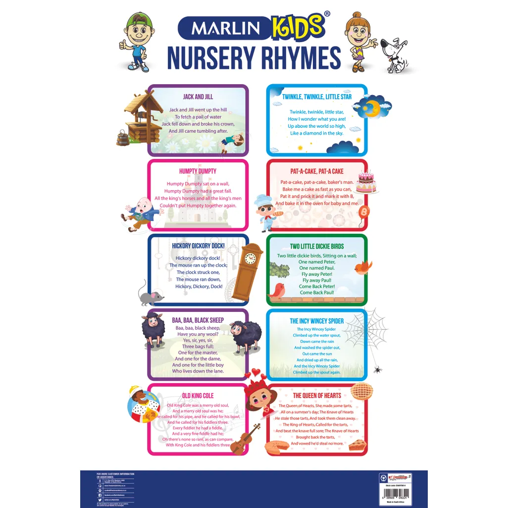kids charts - nursery rhymes | Access Office National