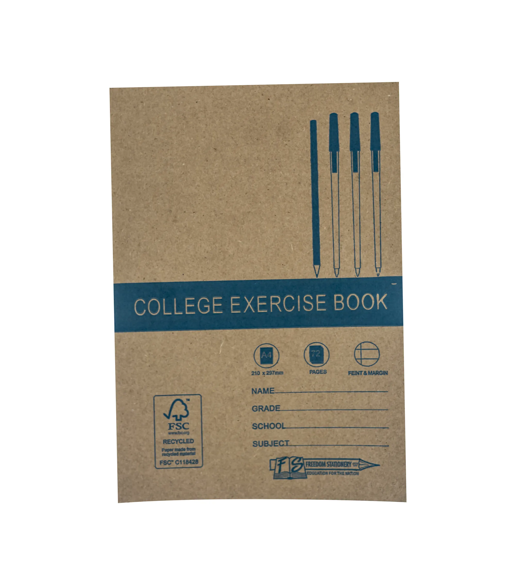 exercise books - a4 f&m 72 page | Office National