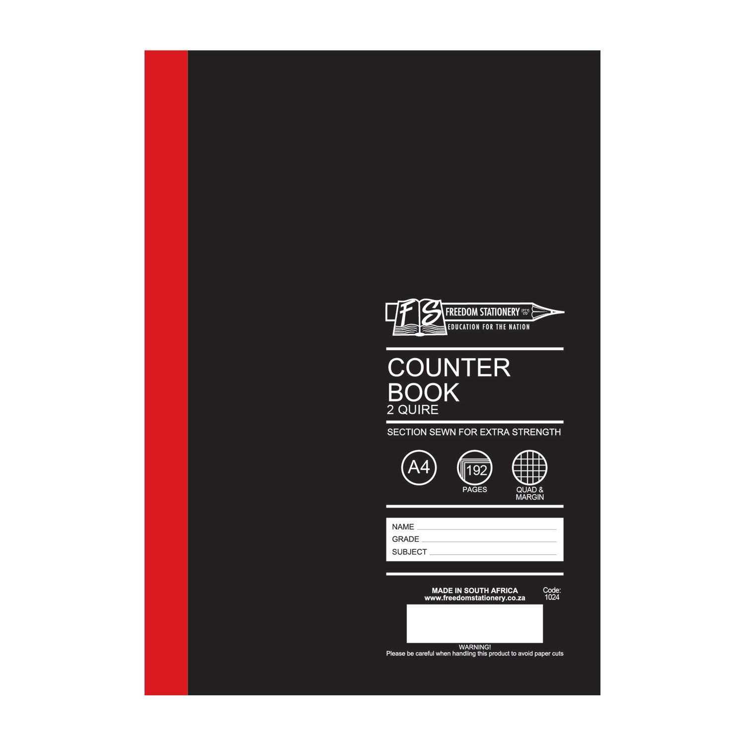 counter books - 2 quire q&m 192 page | Office National