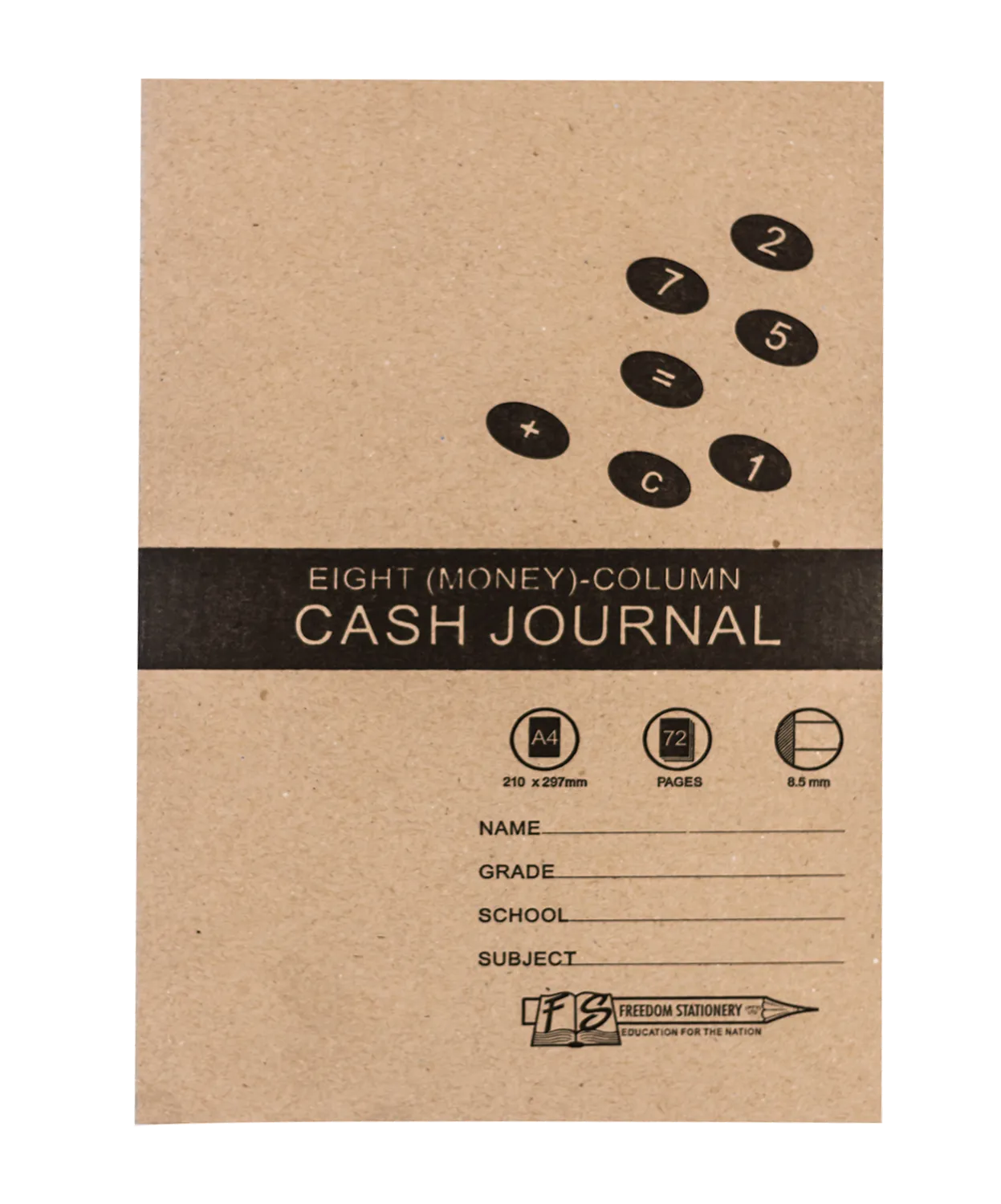 a4 accounting books - 8 column cash journal 72 page | Office National