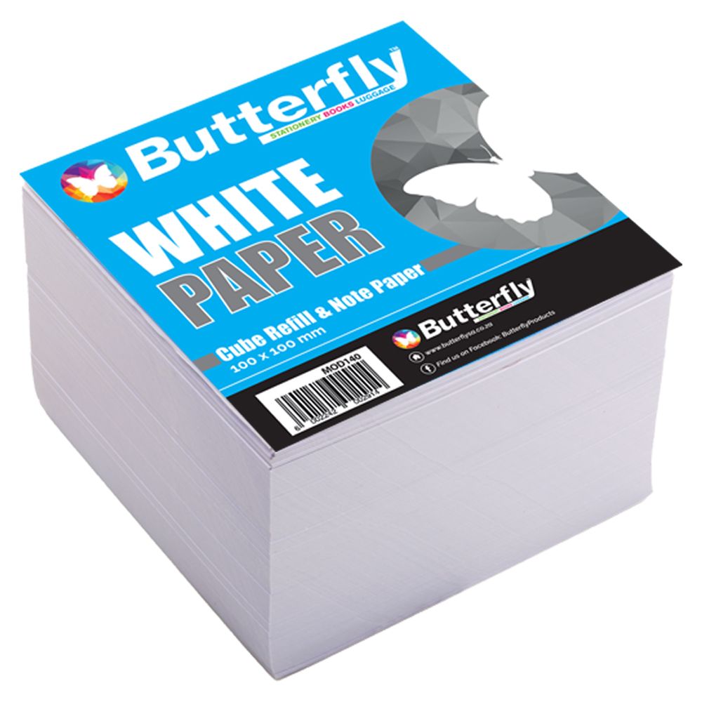 cube refills - 100mm x 100mm - white | Office National