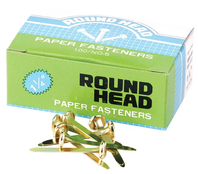 paper fasteners / split pins - no.5 30mm - 100 pack | Office National