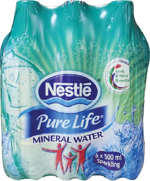 spring water - sparkling water 500ml - 6 pack | Folio Office National