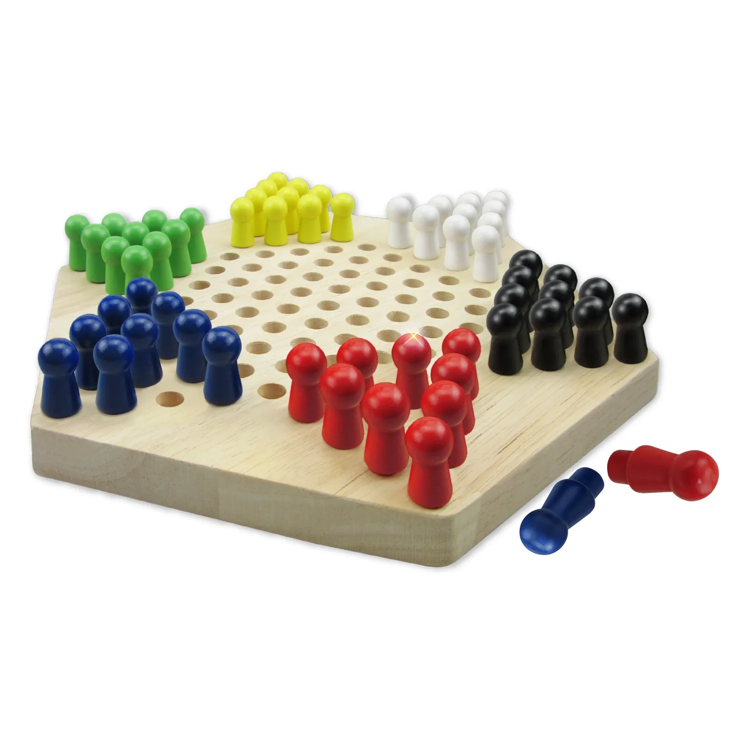 chinese checkers - 2 to 6 players - assorted | Folio Office National