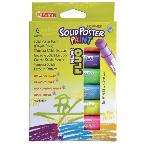 poster paint - 10g - neon assorted - 6 pack | Office National