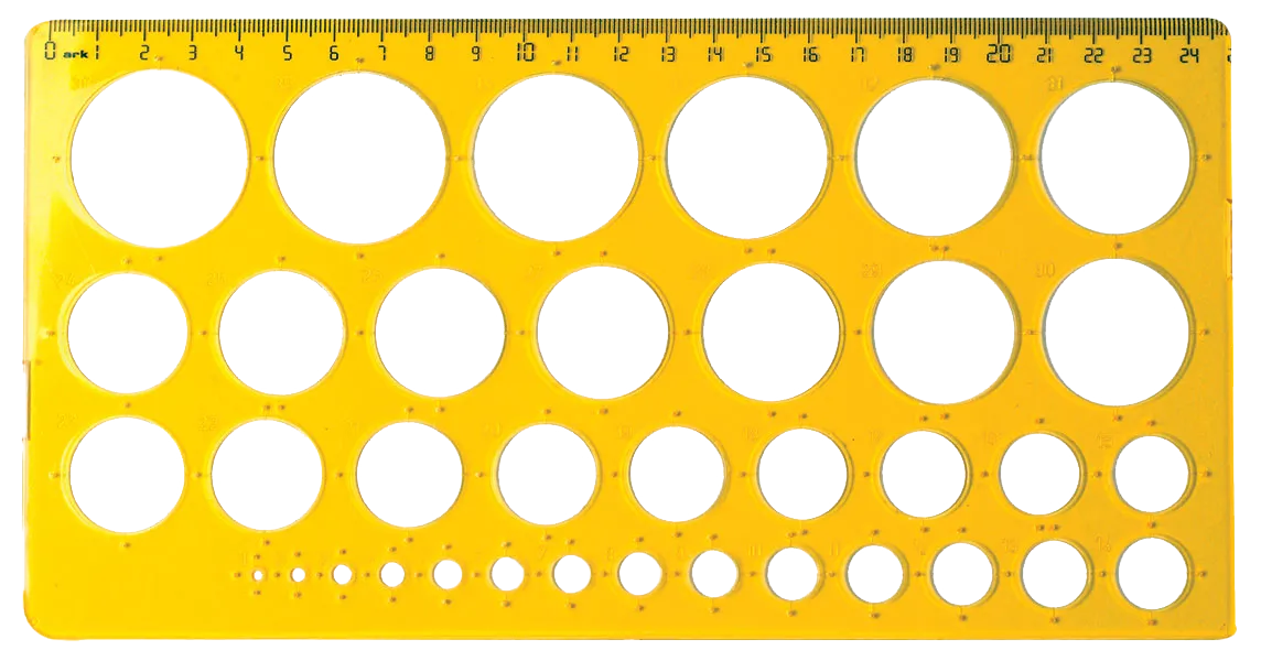templates - 36 hole circle | Office National