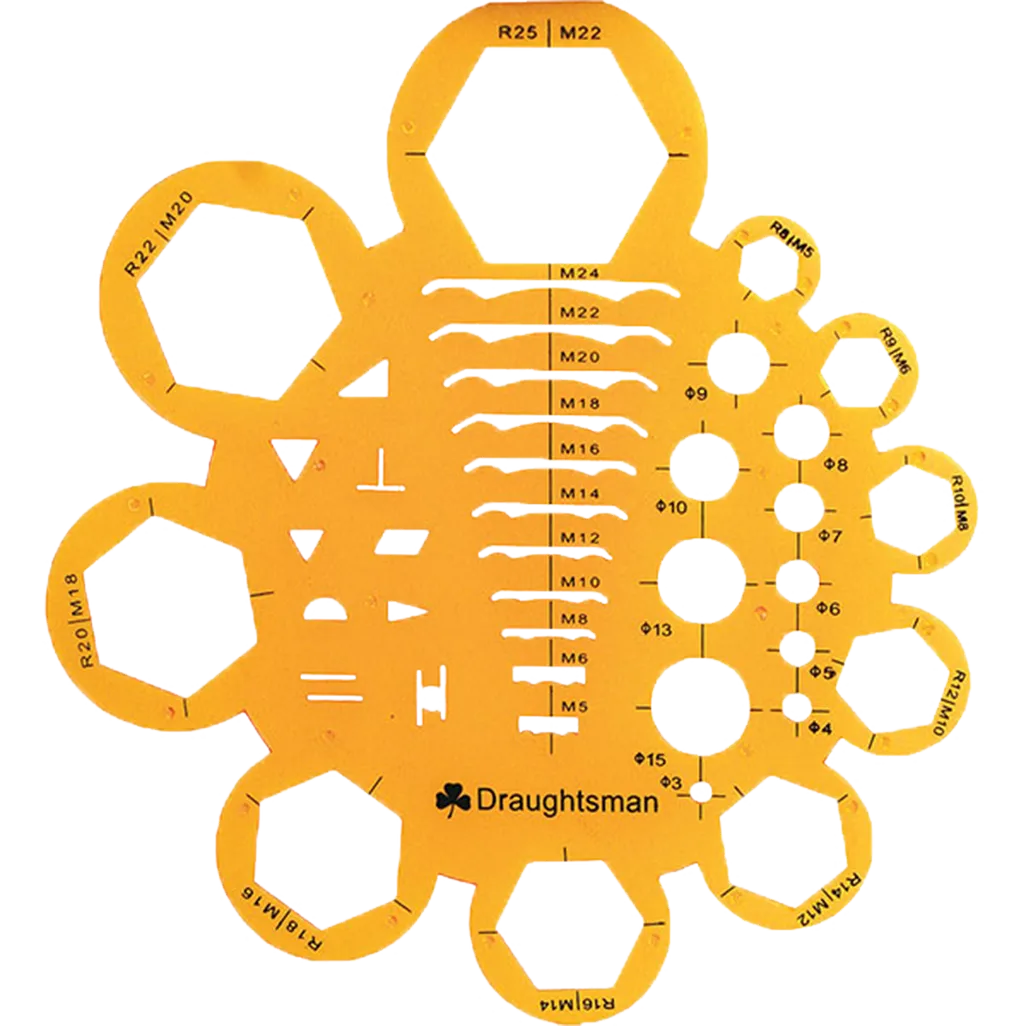 templates - nuts & bolts 150mm x 130mm | ICA Office National