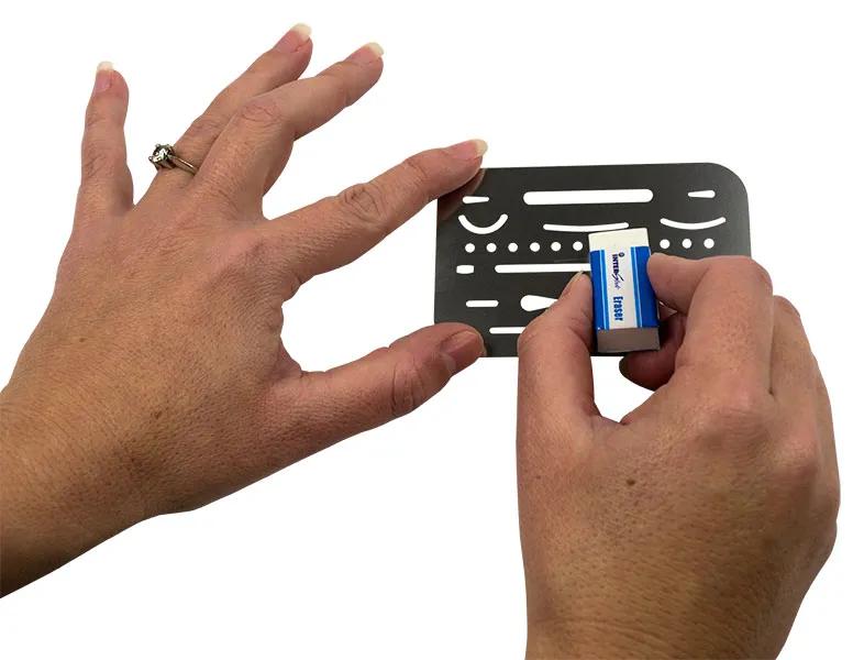 erasing shield - 26 holes | Office National