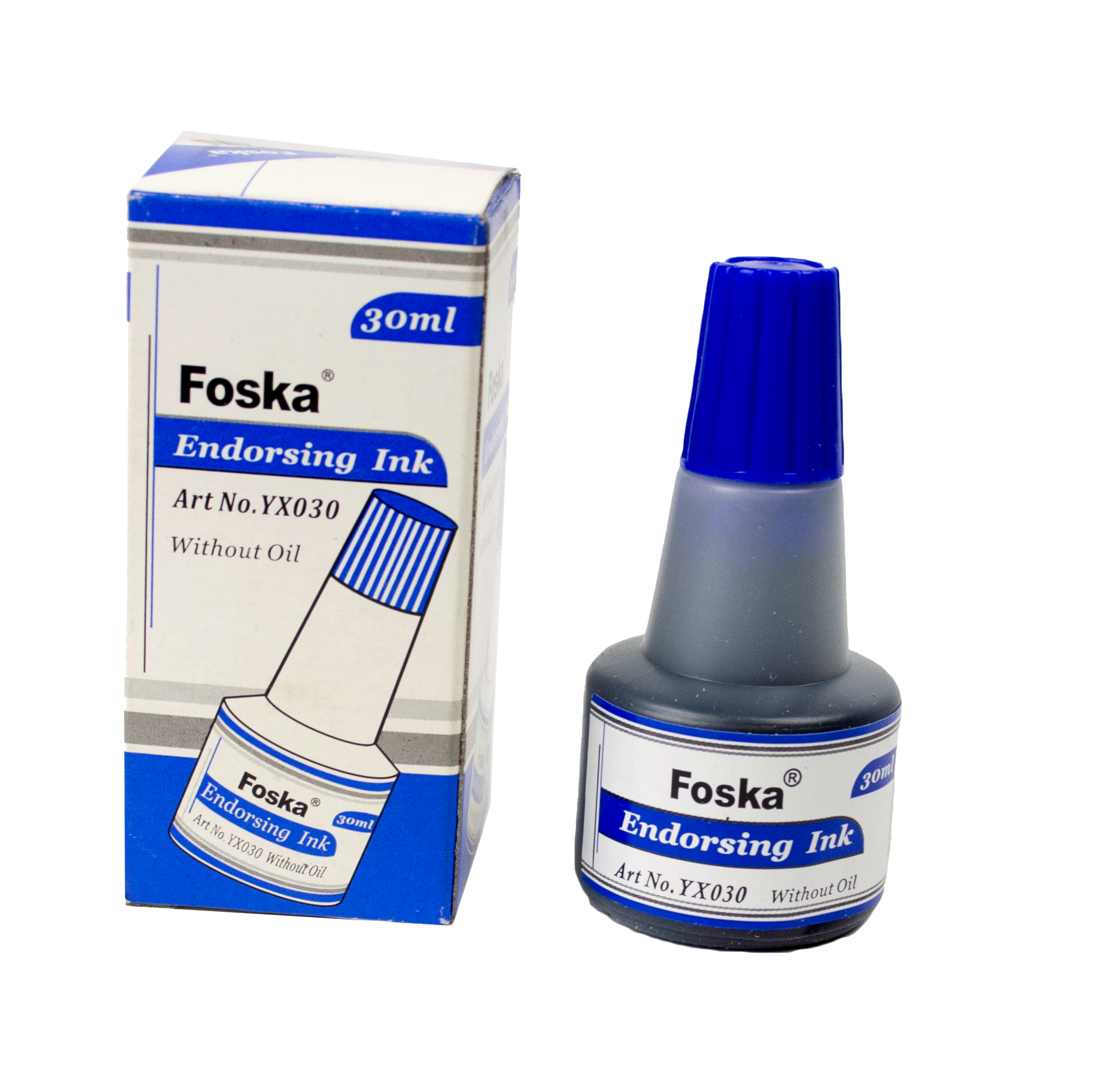 endorsing ink - 30ml - blue | Office National