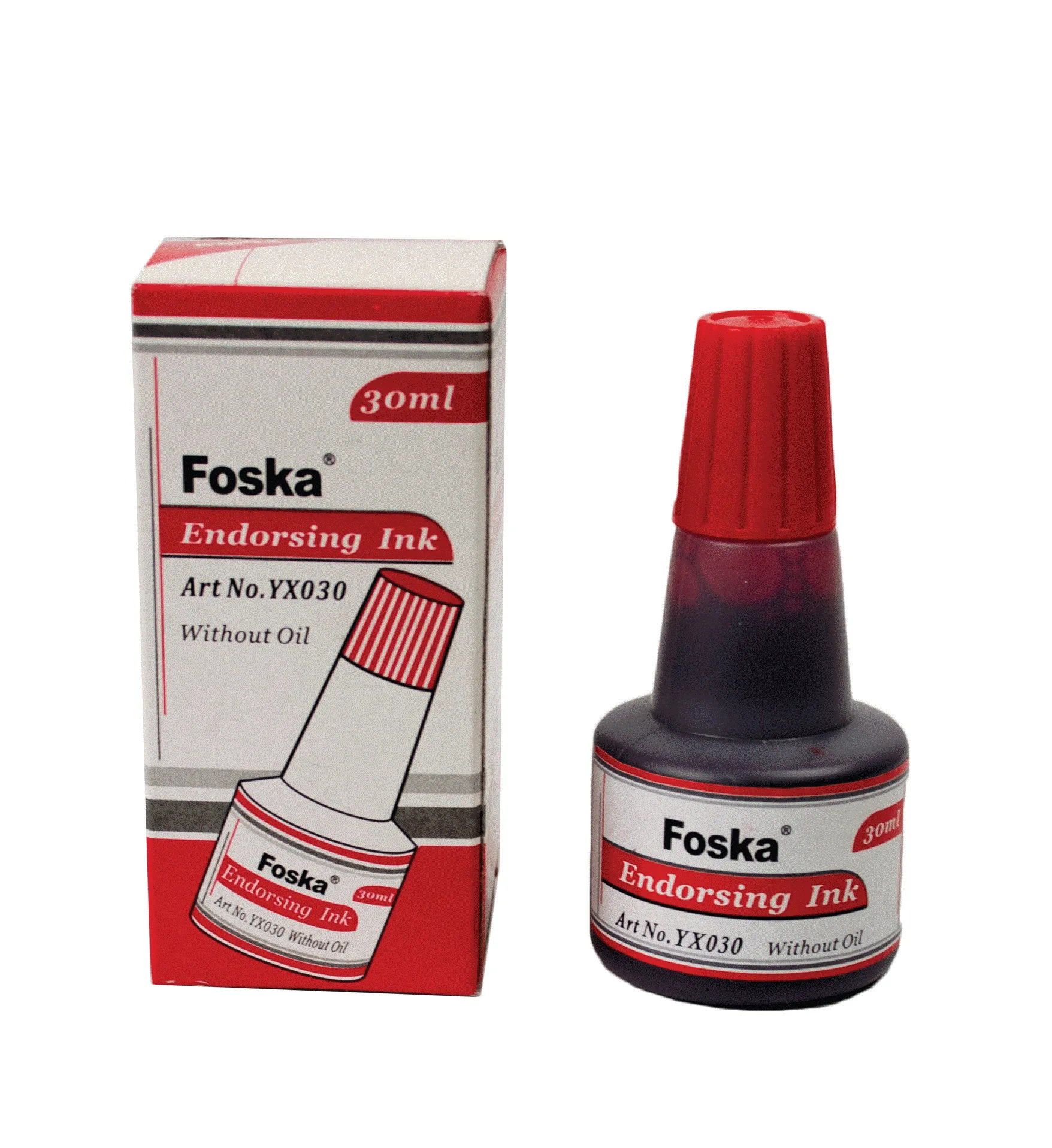 endorsing ink - 30ml - red | Office National