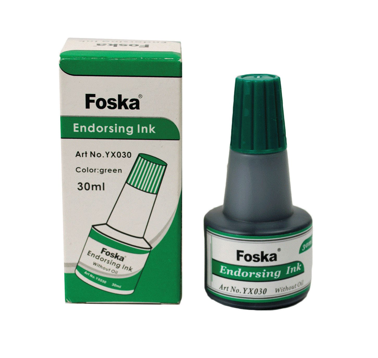 endorsing ink - 30ml - green | Office National