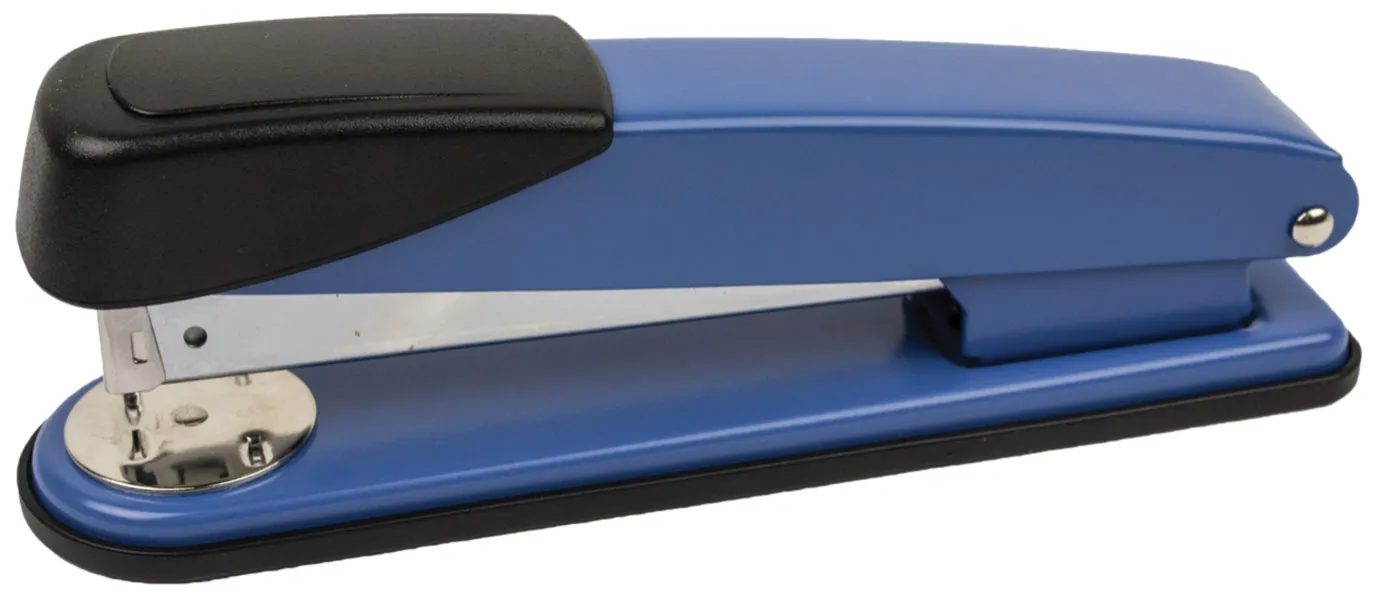 metal staplers - full strip - blue | Office National
