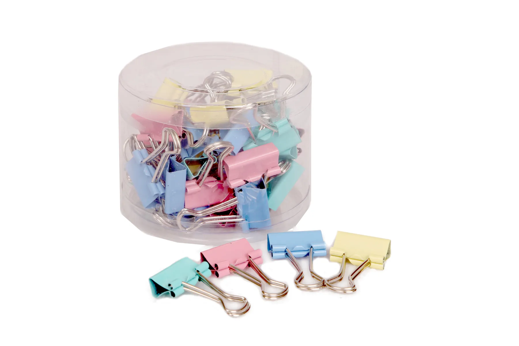 foldback clips - 19mm - pastel - 40 pack | Office National