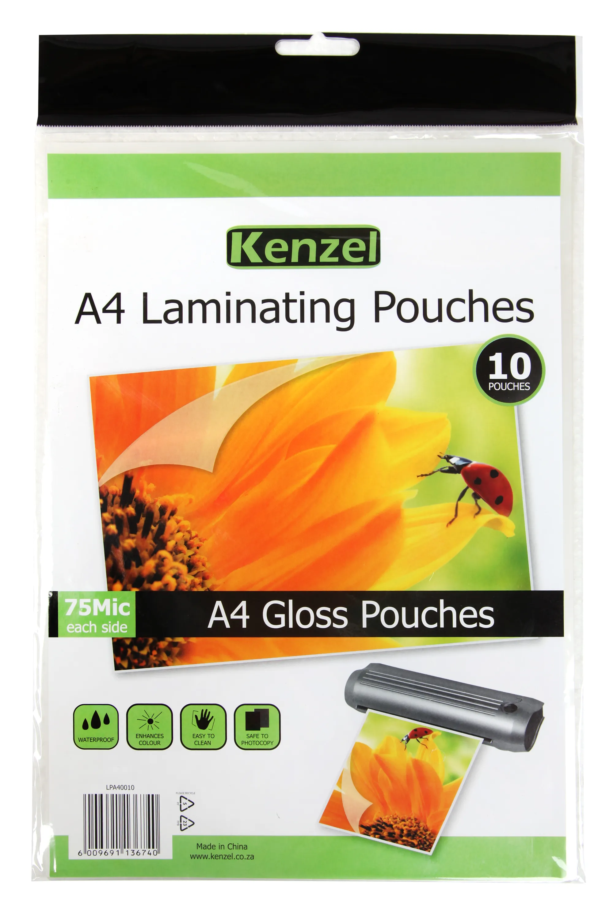 laminating pouches - a4 150 micron - 10 pack | Office National