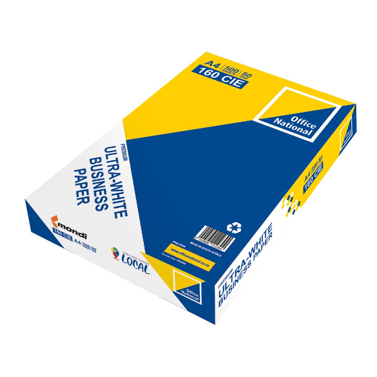 a4 80gsm premium bond paper - 80gsm - white - 500 pack | Office National