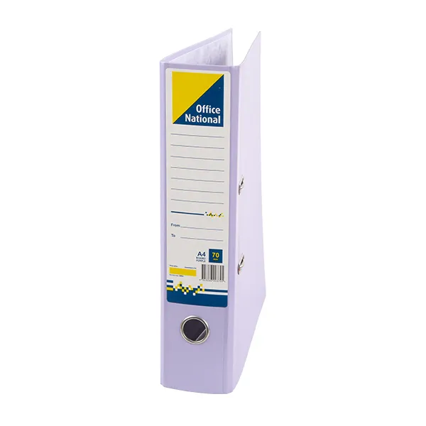 a4 board lever arch files - 70mm - purple | Access Office National