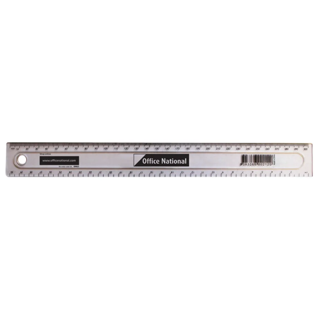plastic rulers - 30cm - clear | Office National