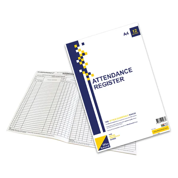 a4 attendance register - soft cover | Hout Bay Office National