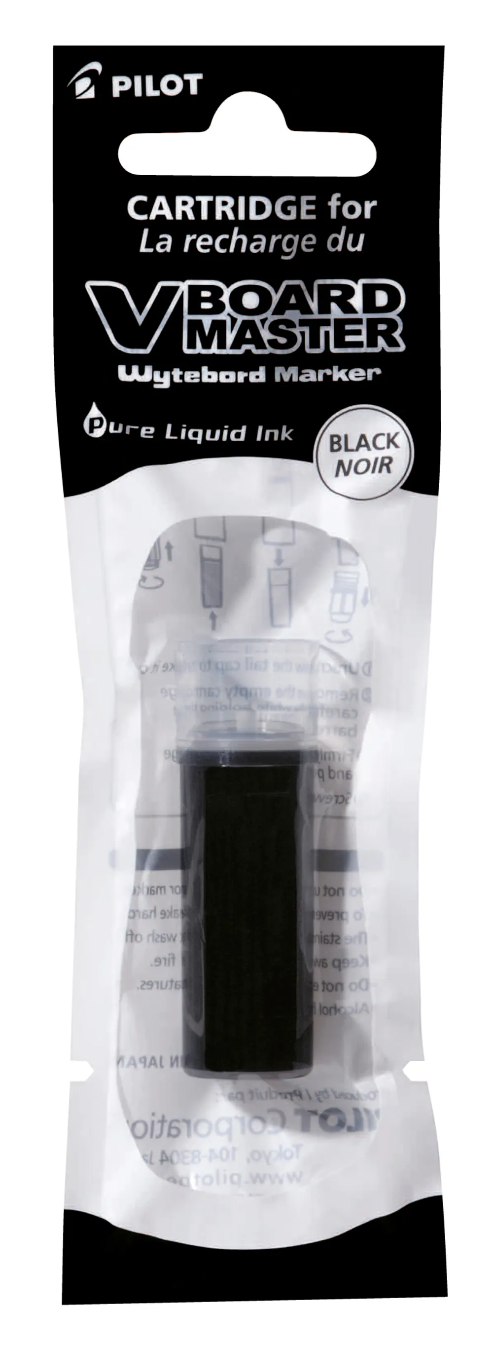 v board master whiteboard marker - refill ink - black | Office National