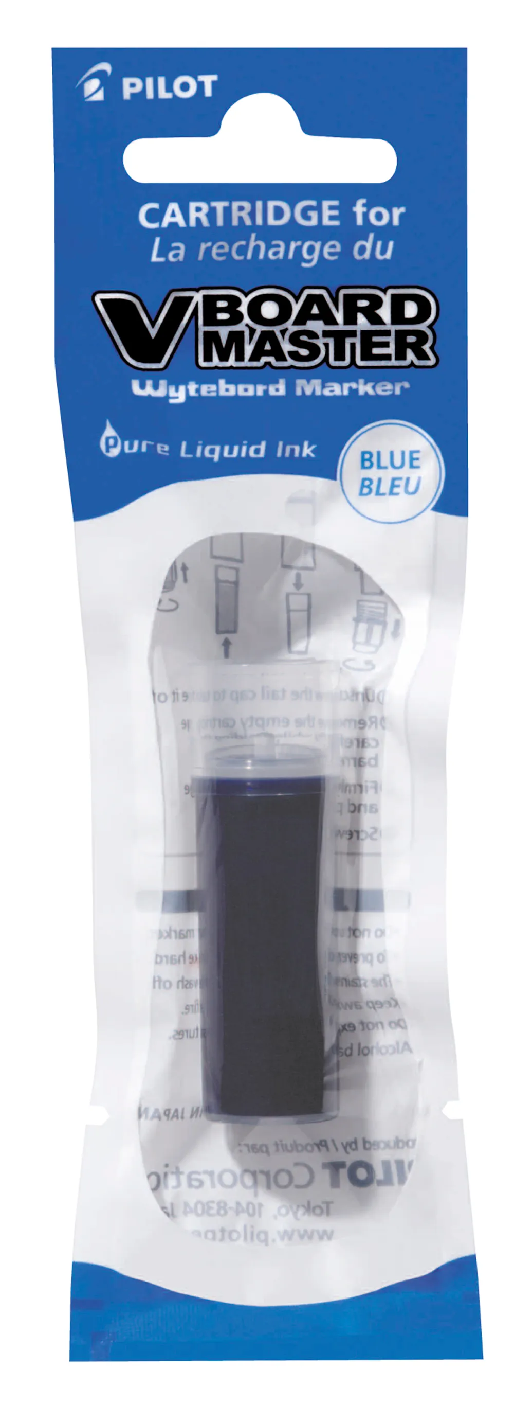 v board master whiteboard marker - refill ink - blue | Office National