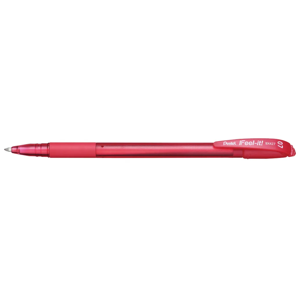 stick type ballpoint pen - 0.7mm - red | Folio Office National