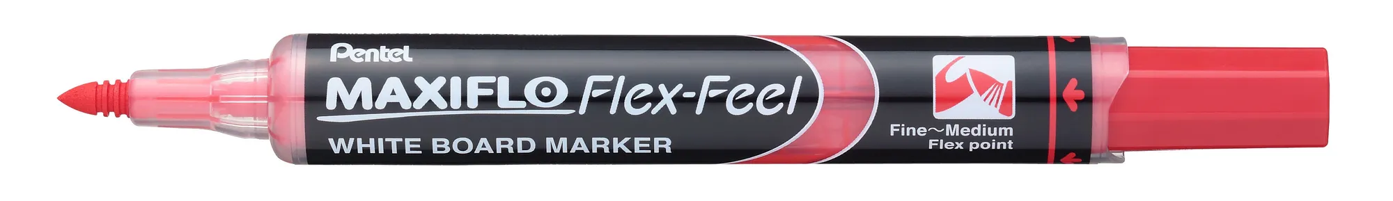 maxiflo "pump-it!" whiteboard marker - 4.0mm - red | Office National