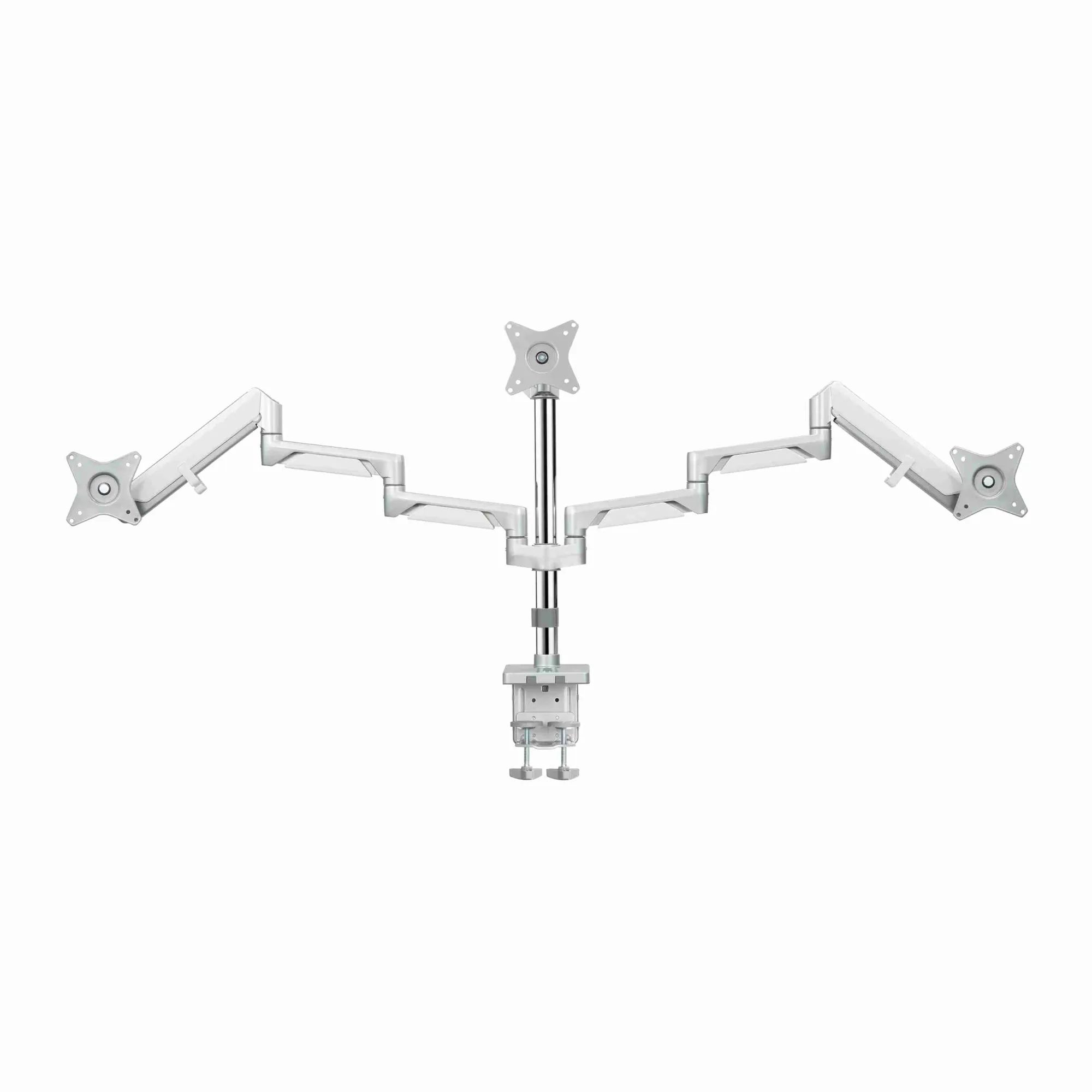 monitor clamp brackets - triple - silver | PDK Office National
