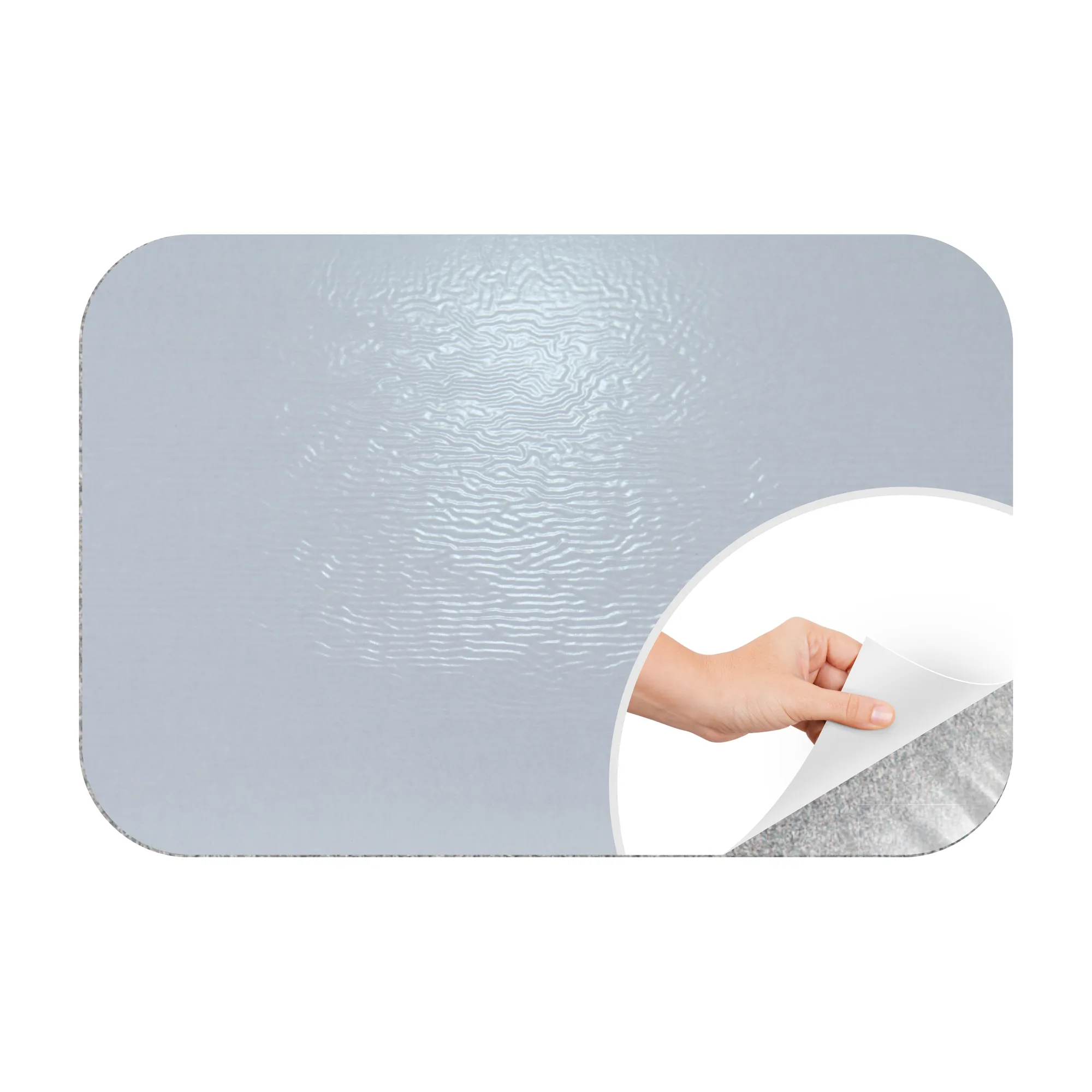 adhesive frameless pin boards - 600 x 450mm - grey | Office National
