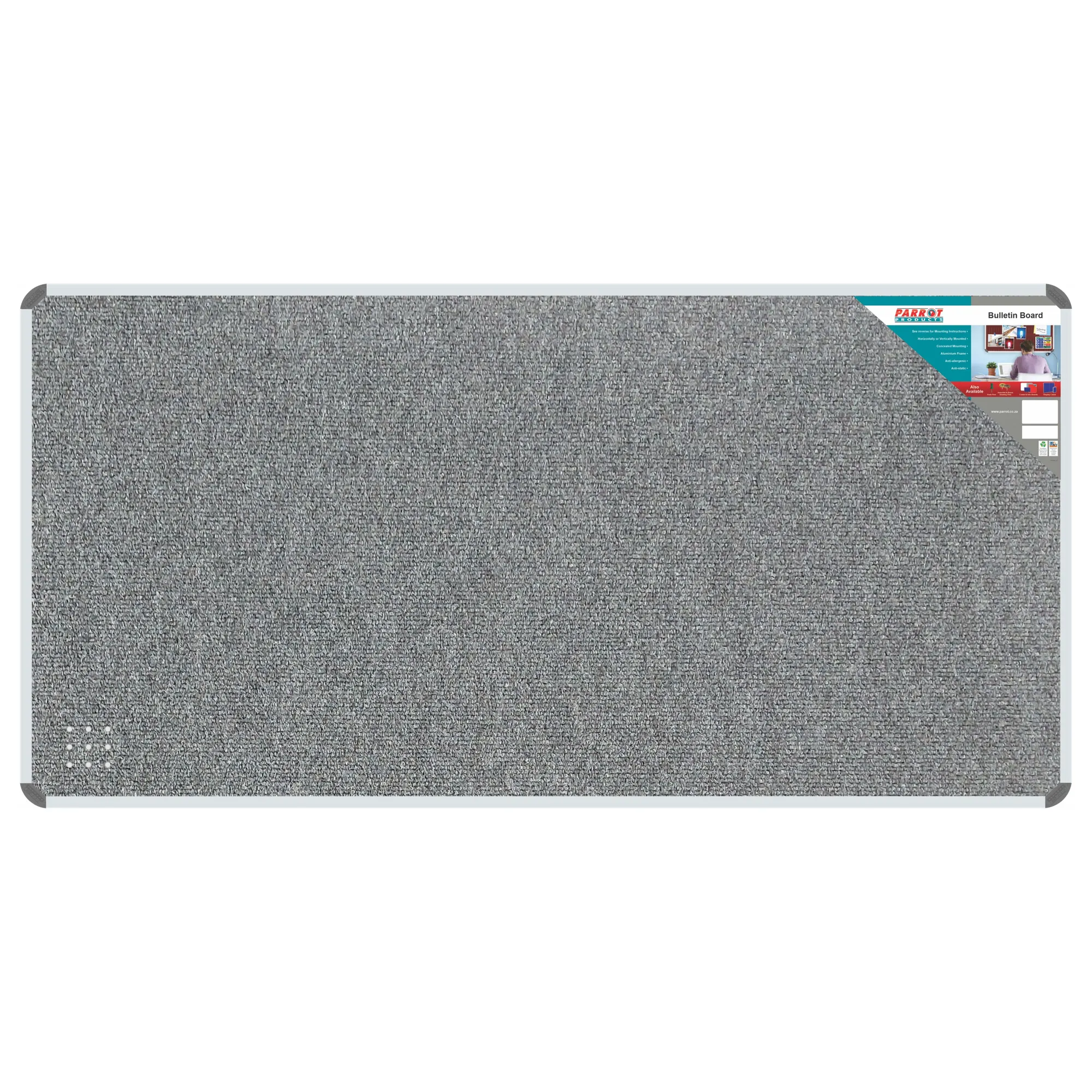 aluminium frame bulletin boards - 3000 x 1200mm - laurel grey | Access ...