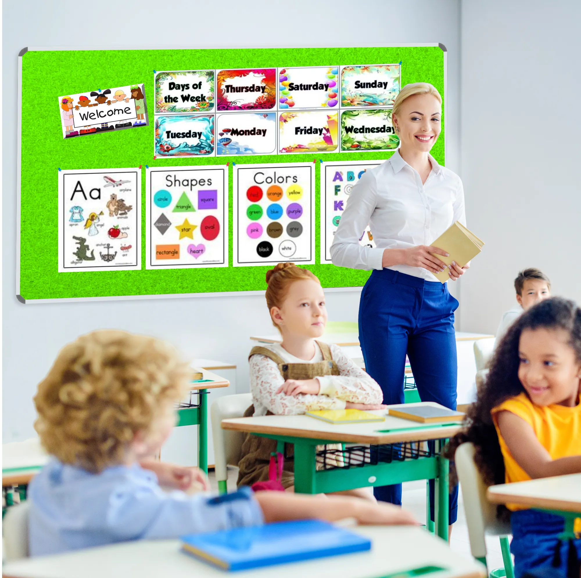 aluminium frame info boards - 1000 x 1000mm - lime green | West Coast ...