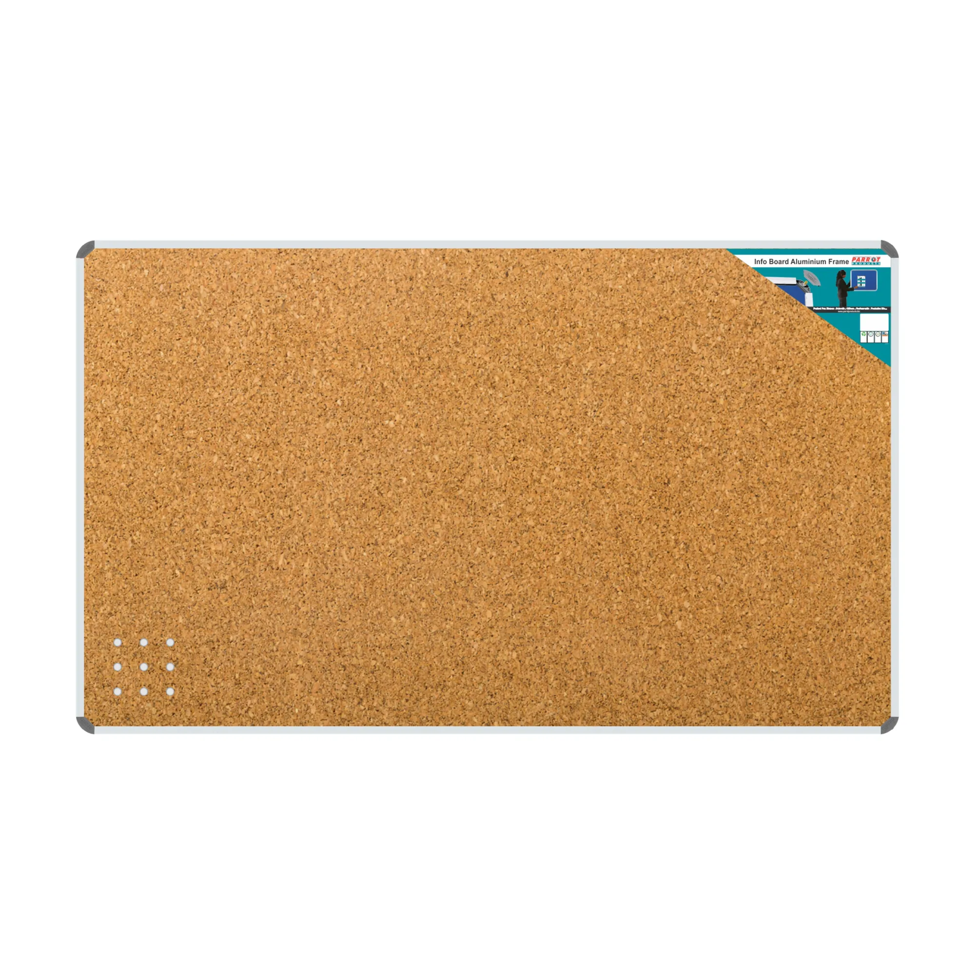 aluminium frame info boards - 1800 x 1200mm - cork | Access Office National