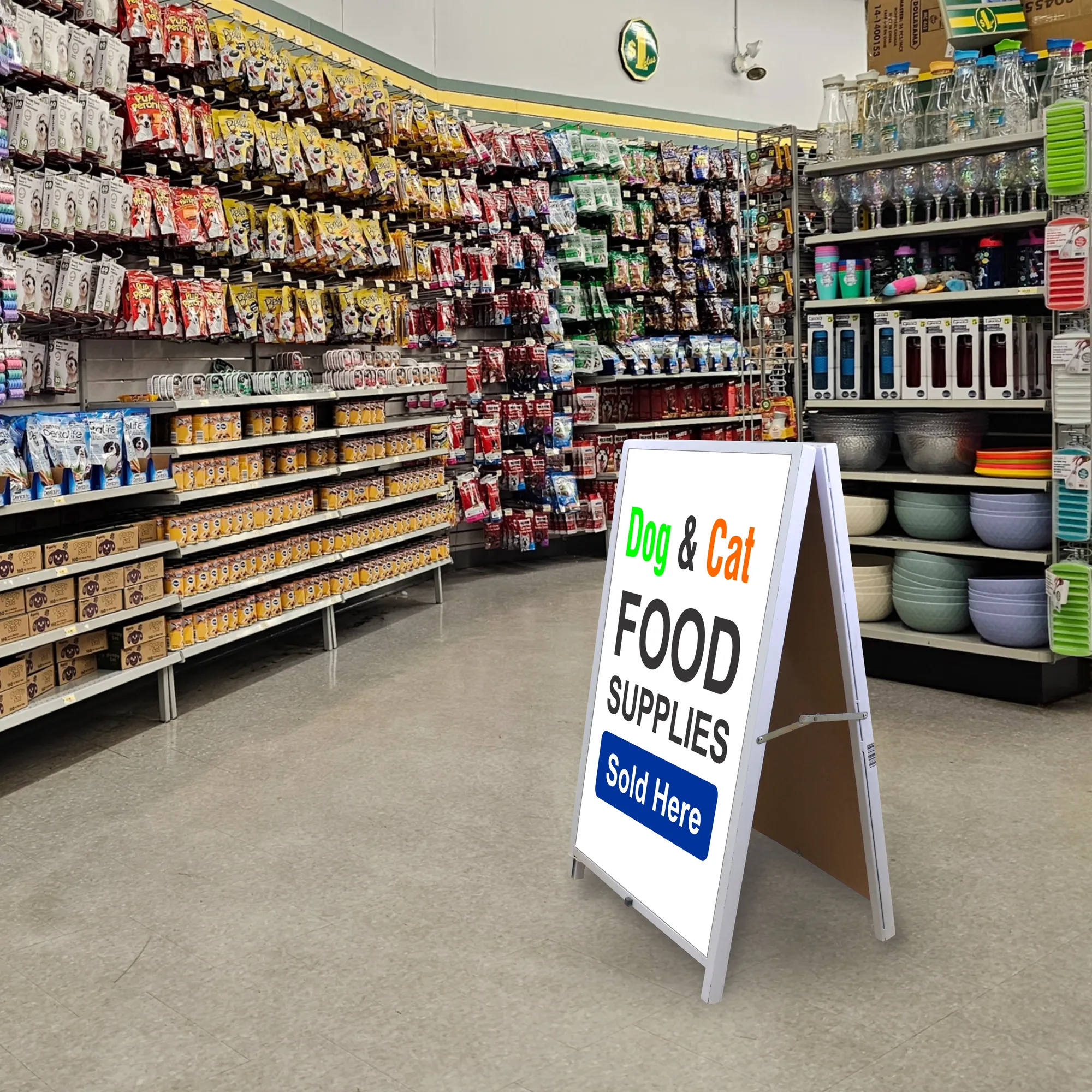 non-magnetic a-frame whiteboard board - 900 x 600mm | PMB Office National