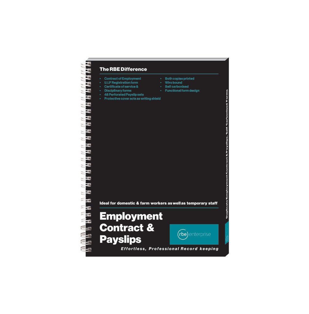 employment contract & payslip book duplicate - a5 | ICA Office National