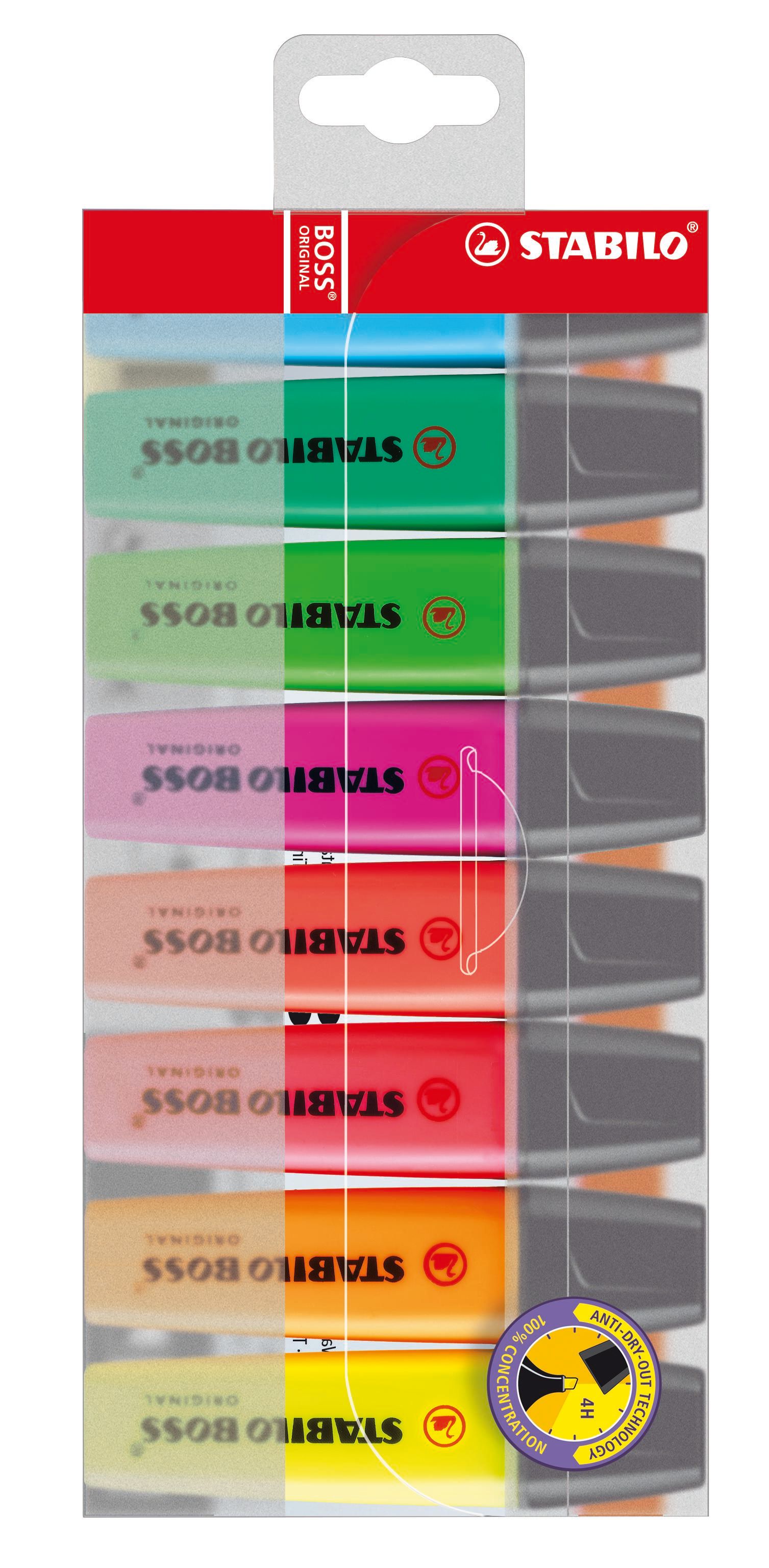 highlighter - 2mm-5mm - assorted bright - 8 pack | Access Office National