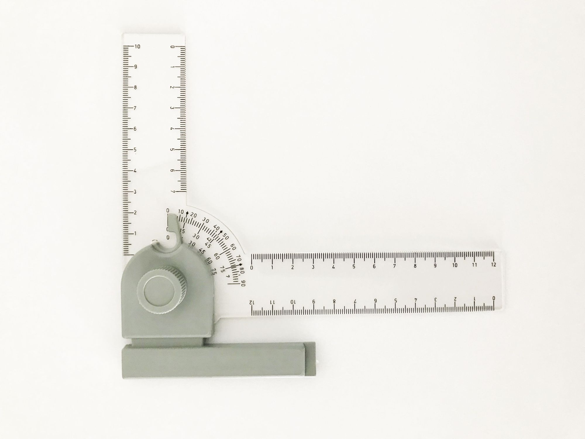 drawing board ruler - angle - clear | Office National