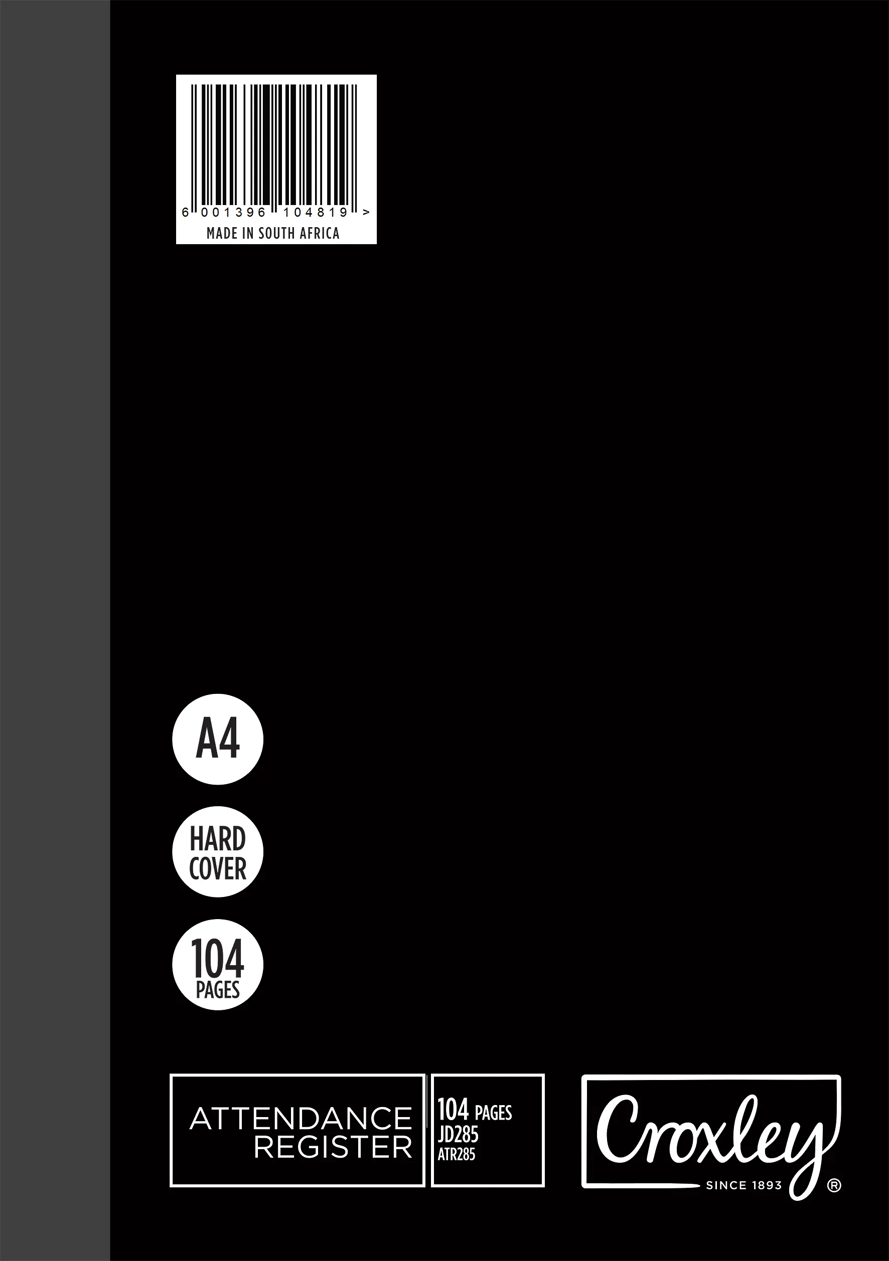 a4 attendance registers - hard cover 104 leaves | Office National