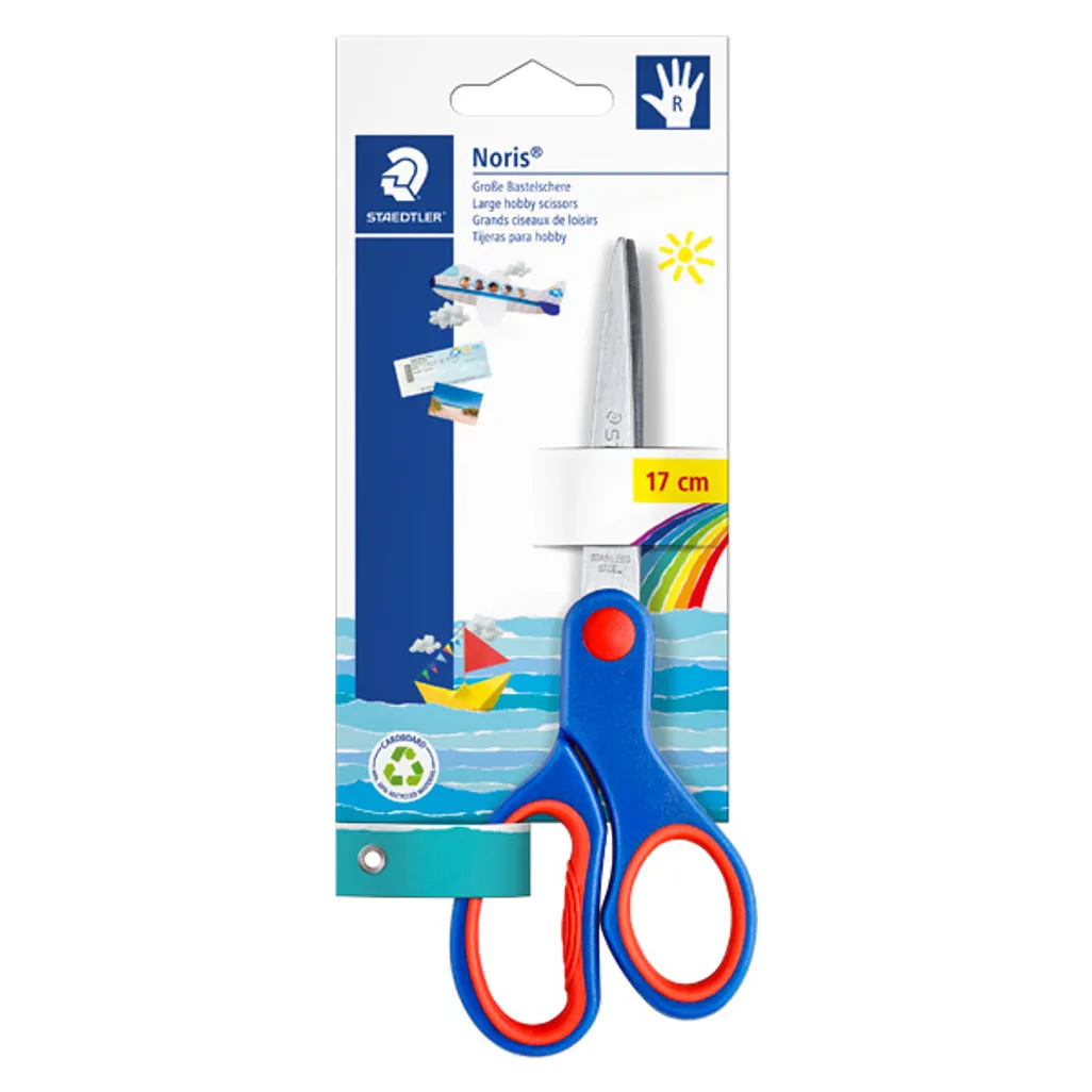 multi-use hobby scissors - 17cm right handed - assorted | Office National
