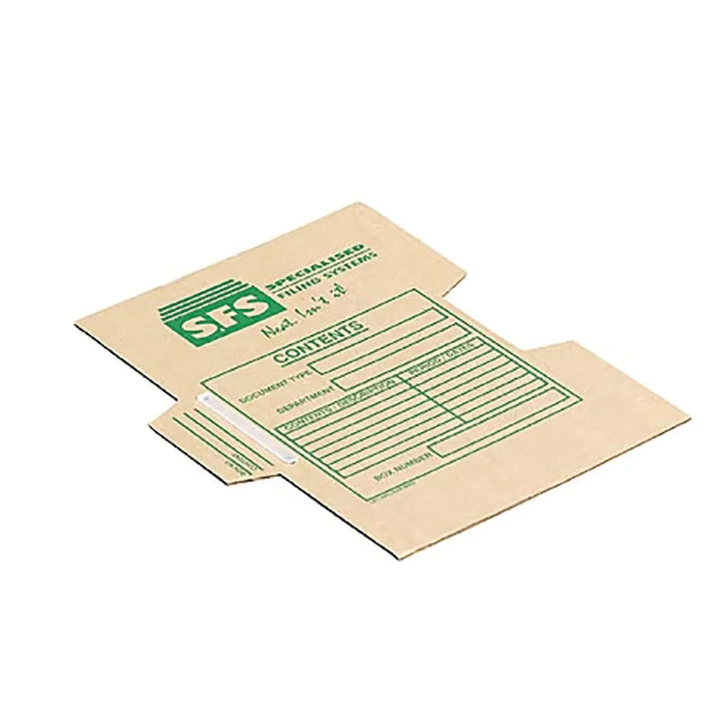 off-site storage box - backing board - including clip - kraft | Office ...