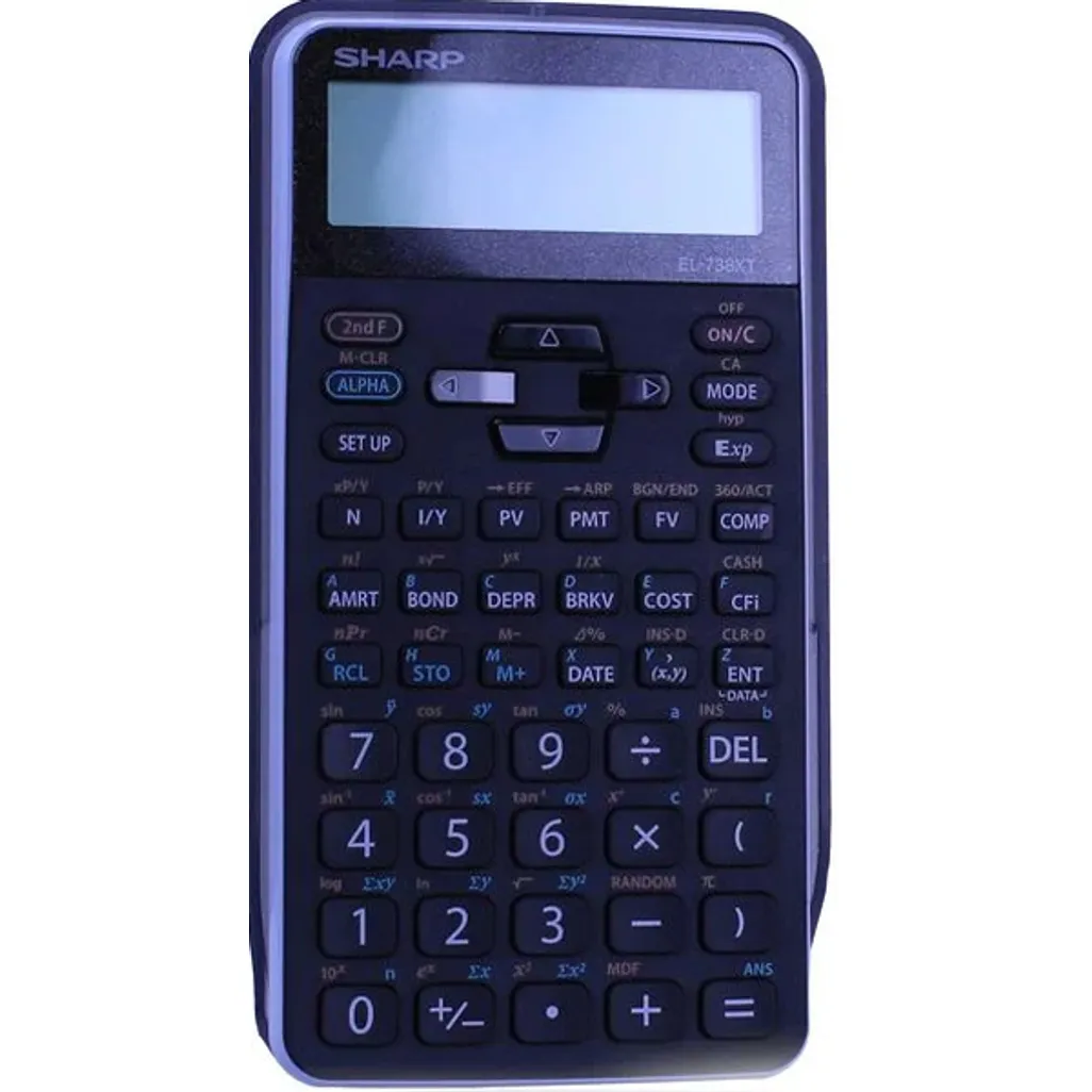 el738xt financial calculator - 10-digit - black / grey | Valmac Office ...