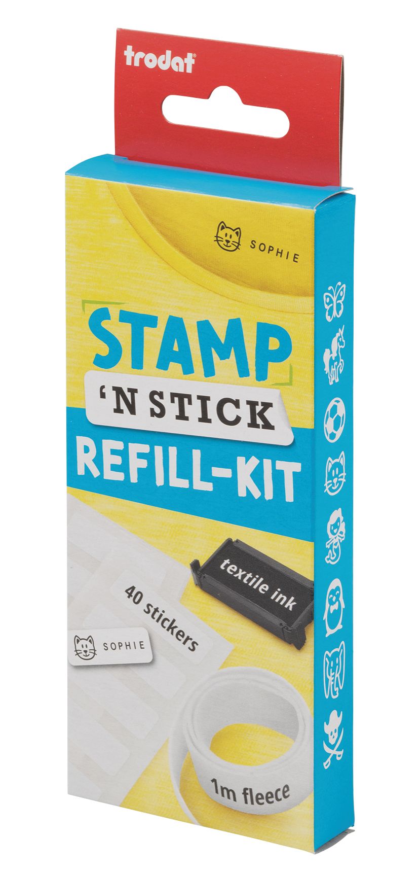 stamp 'n stick - refill kit - black ink | Office National