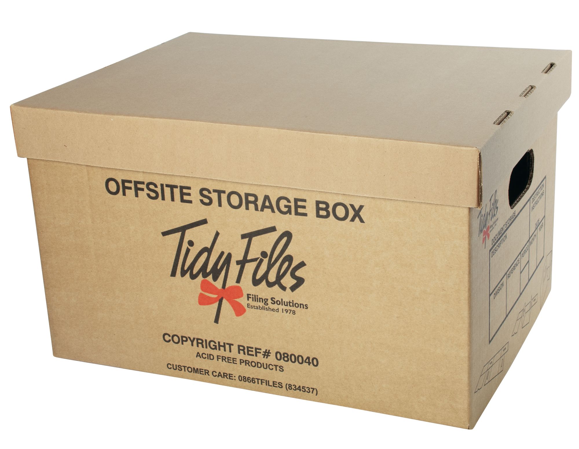 standard storage box - 135 x 340 x 250mm | Access Office National