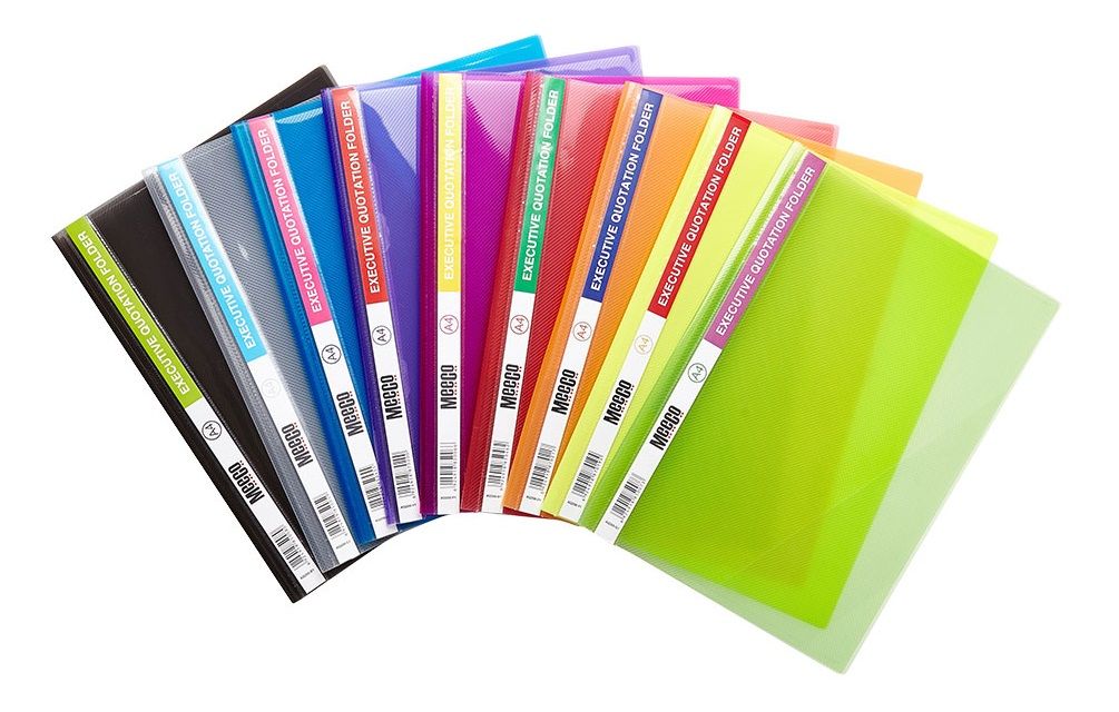 econo quotation folders - a4 - black | ABM Office National