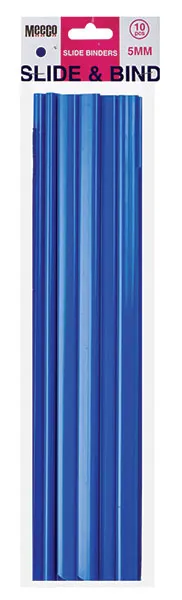 slide binders - 5mm - blue - 10 pack | Access Office National slide binders - 5mm - blue - 10 pack | Access Office National