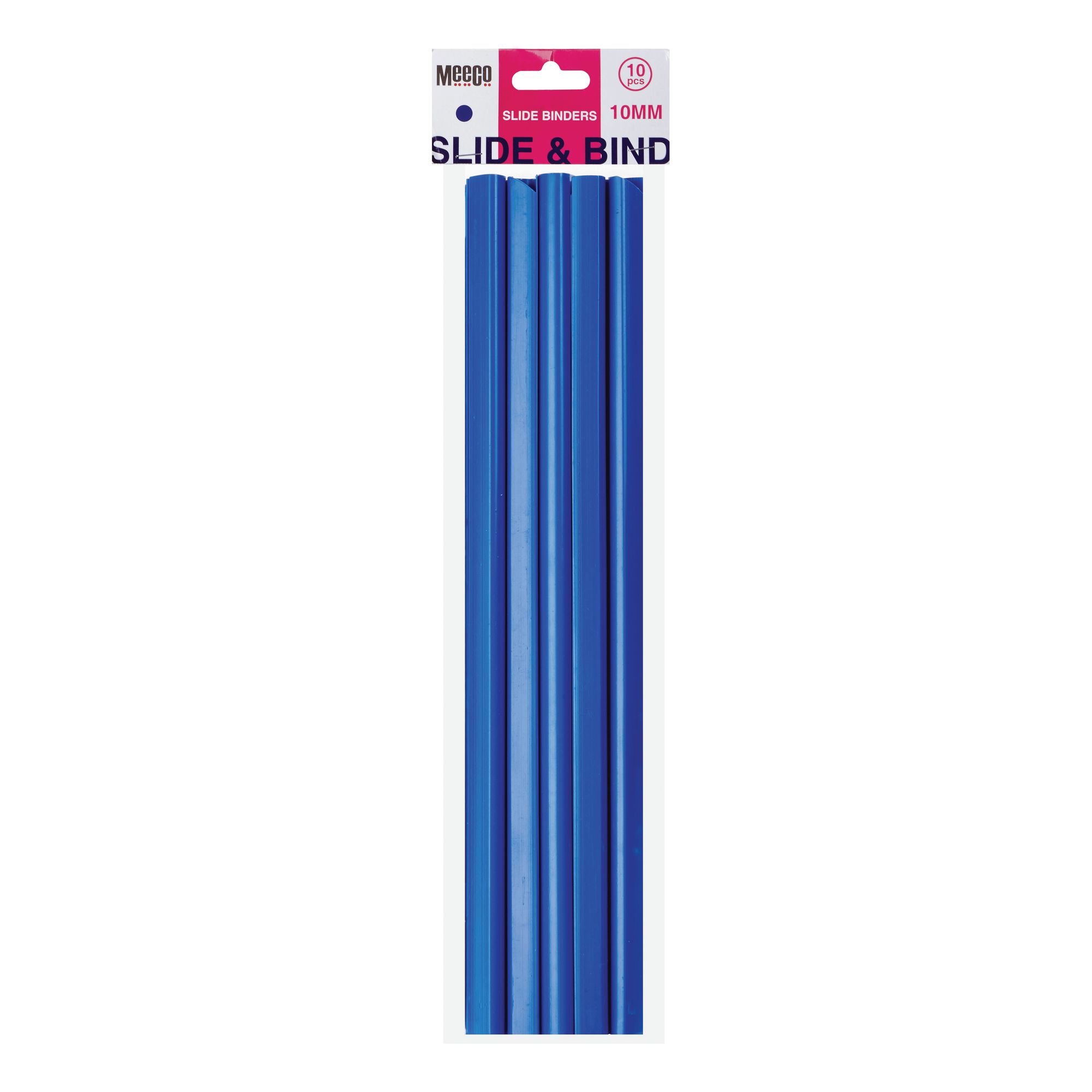 slide binders - 10mm - blue - 10 pack | Pioneer Office National