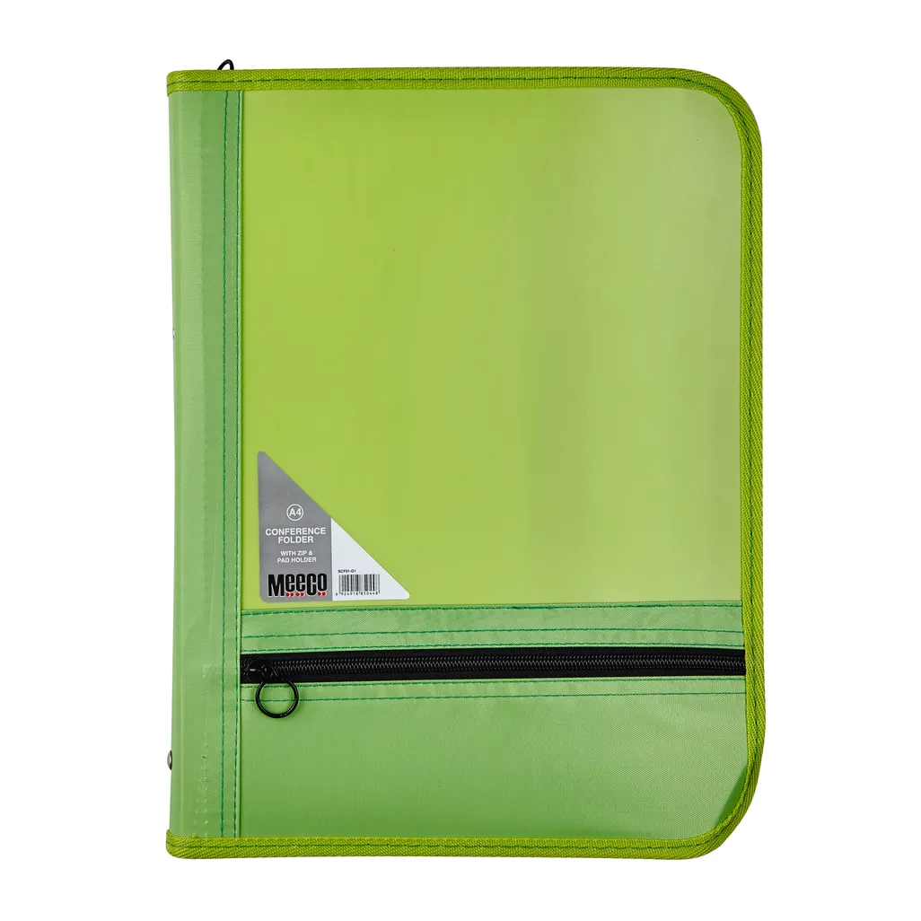 conference folder with zip - green | Data Inn Office National