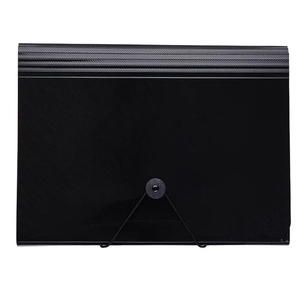 a4 metallic expanding files - 12 division - black | Office National