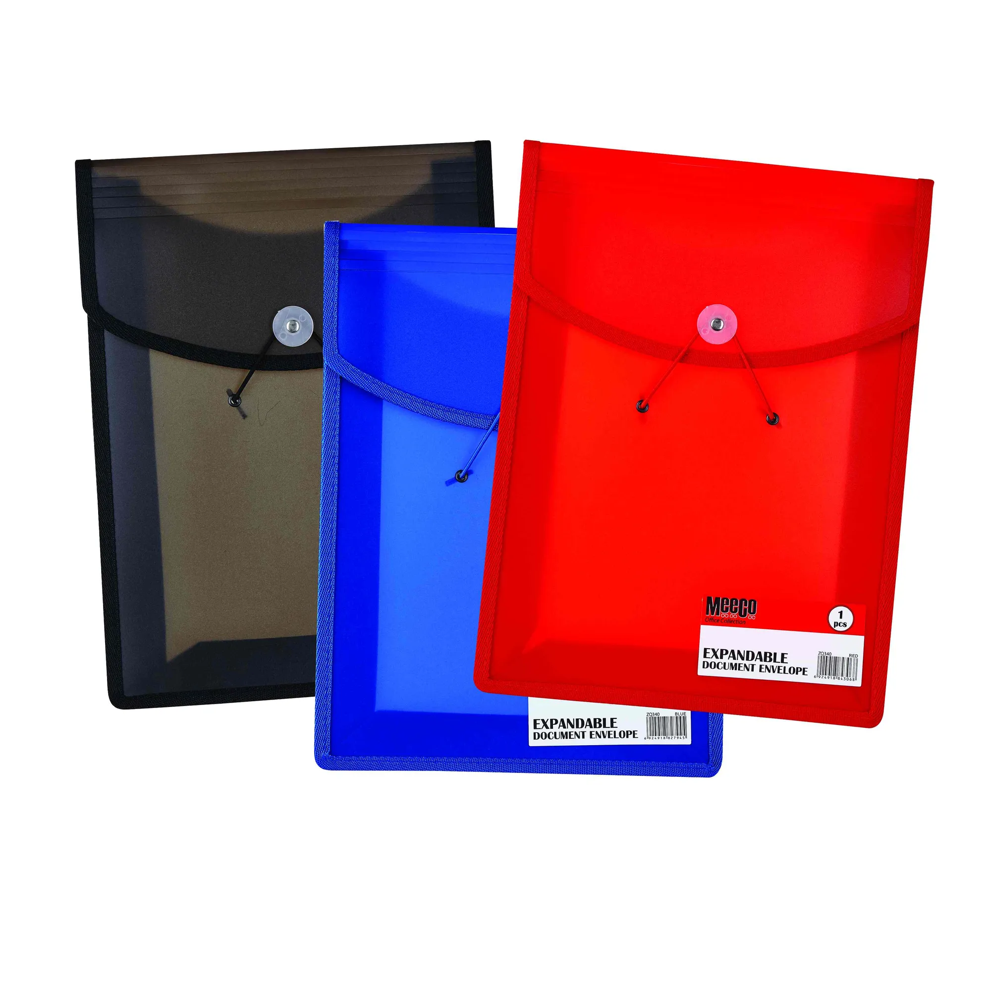 expandable polypropylene document envelope - a4 - blue | Tempo Office ...